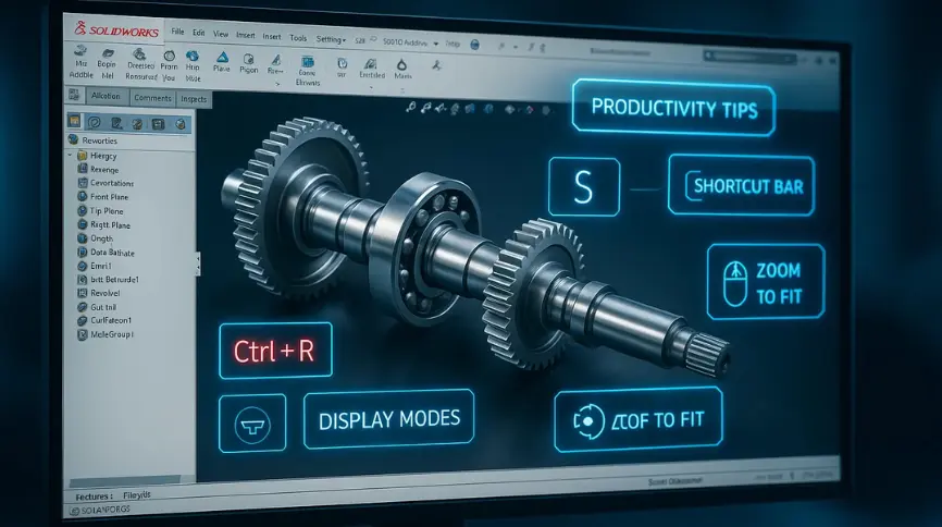 Top SolidWorks Shortcuts & Productivity Tips for Designers