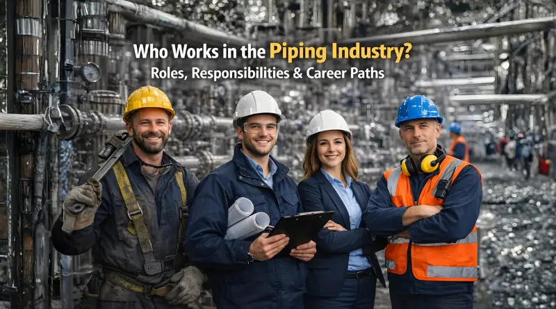 Piping Industry Careers: Roles, Responsibilities & Salary Guide for ...